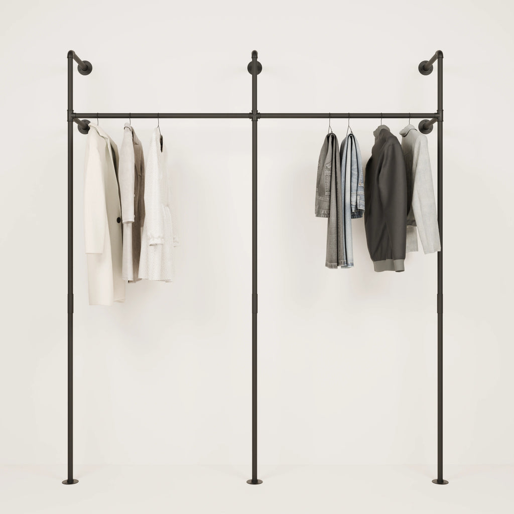 Industrial Pipe Hanging Rod - Unique Wardrobe Piece | pamo. – pamo. design