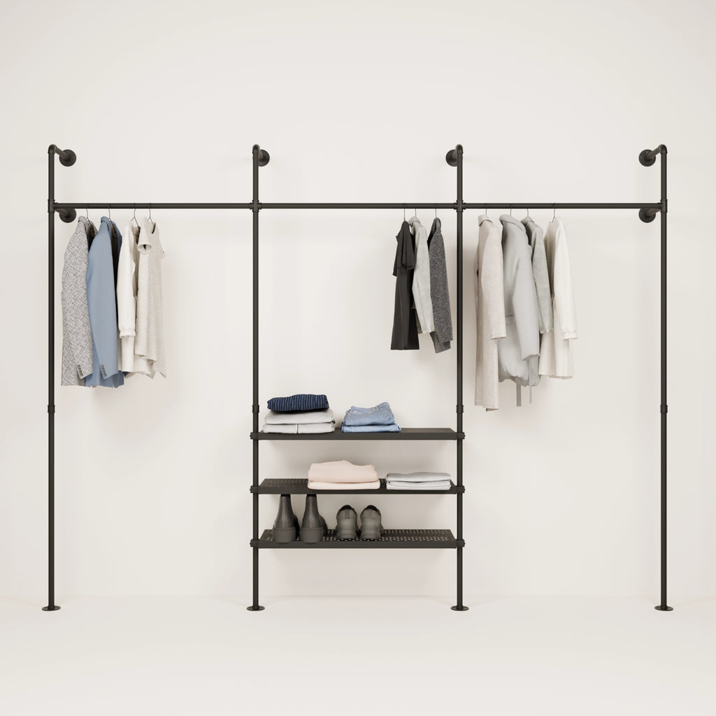 Standing Closet Rails Industrial » Upgrade Your Closet | pamo. – pamo ...