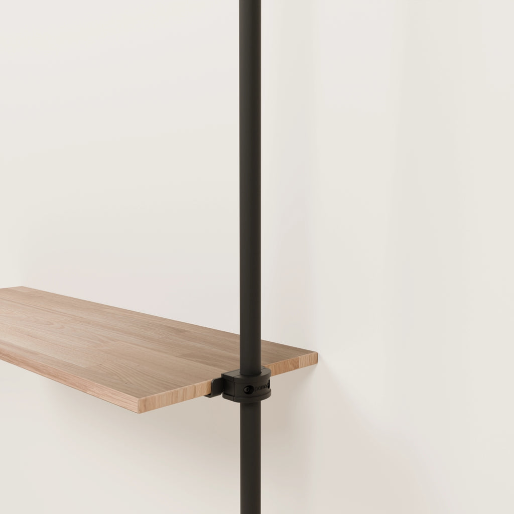 OAK shelf – clamp mounting | incl. mounting accessories – pamo. design