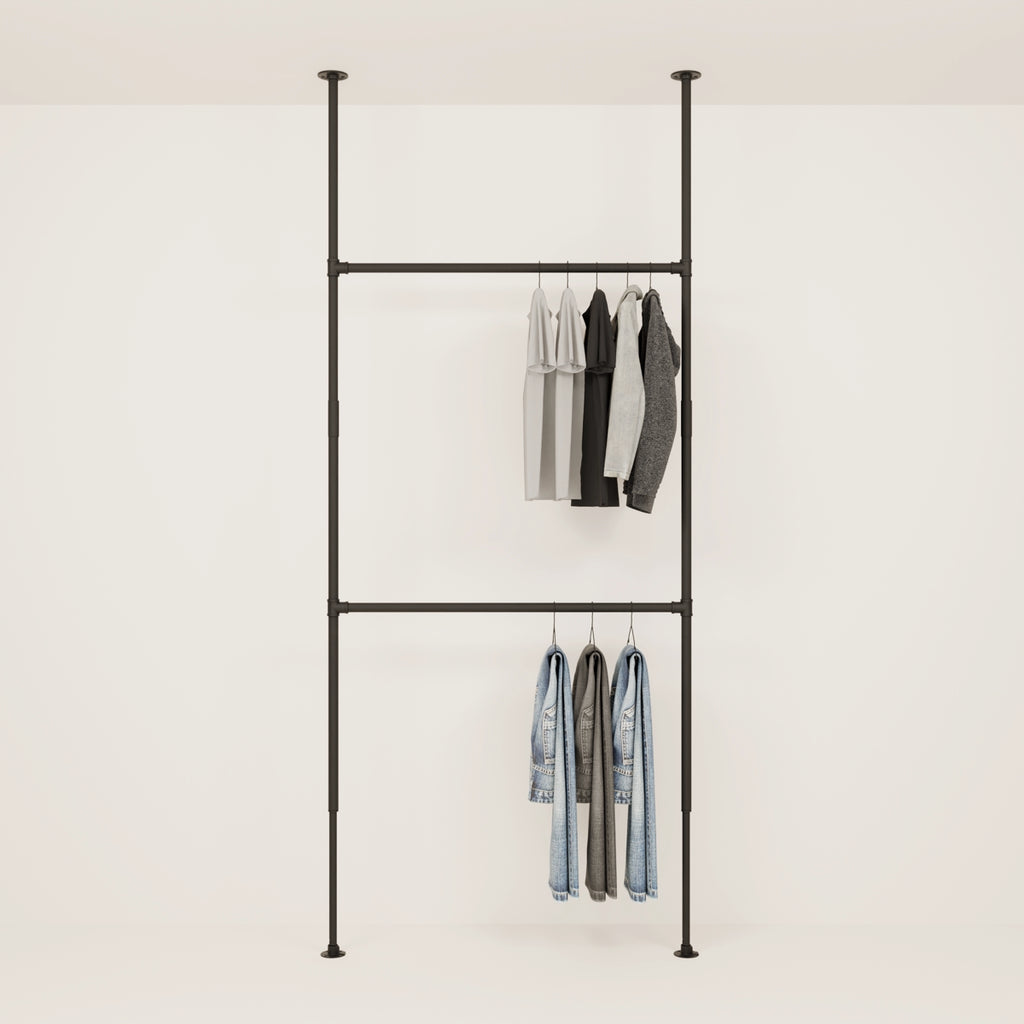 Telescoping Clothes Rack » Slim & Sturdy | pamo. – pamo. design