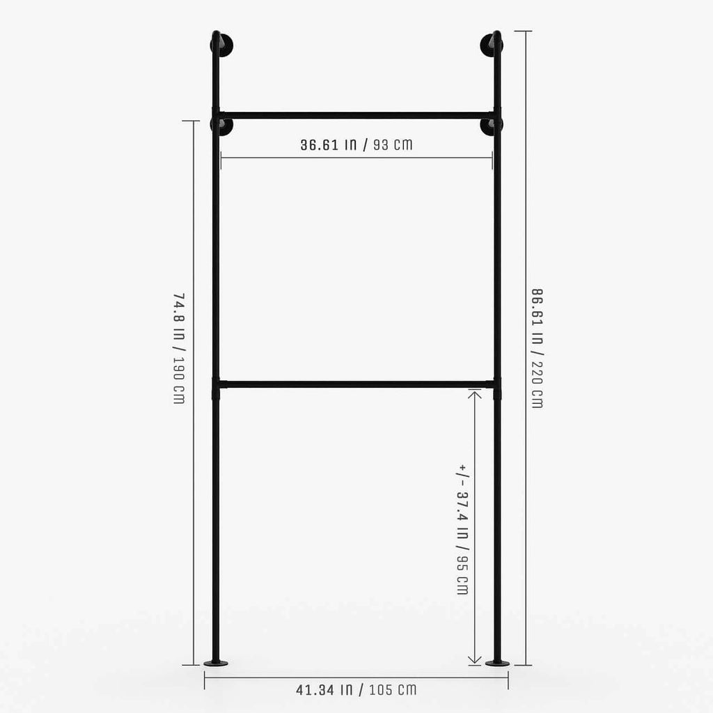 Closet Hanging Rod Maximize Your Storage Space Pamo Pamo Design Closet Hanging Rod Maximize Your Storage Space Pamo Pamo Design