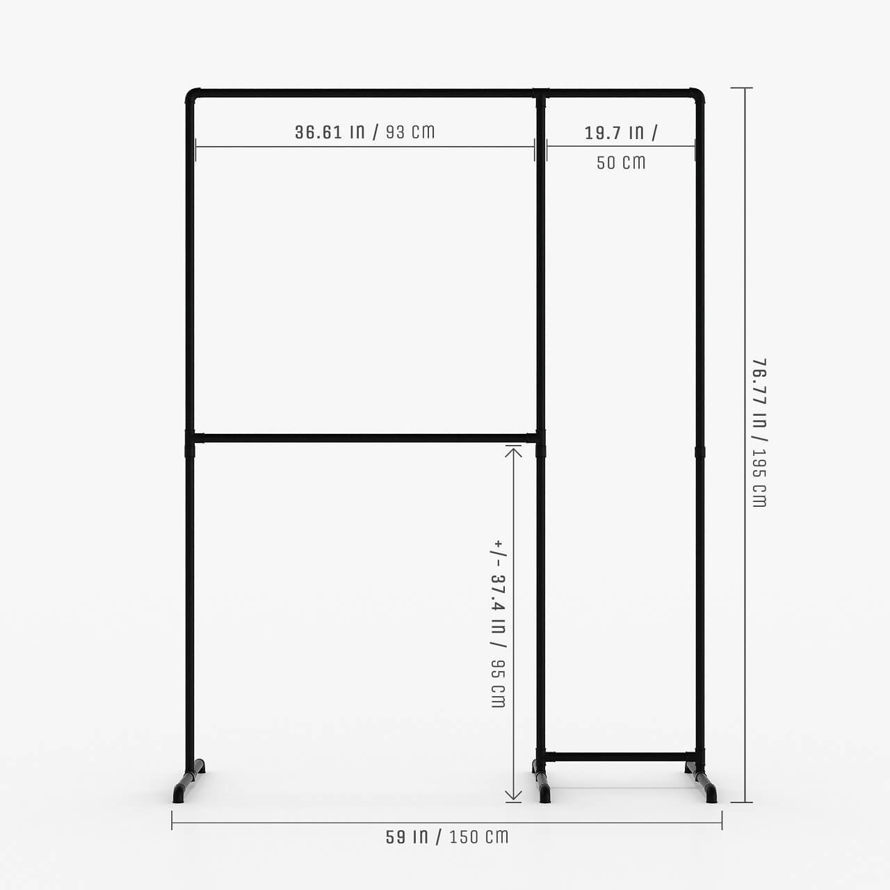 Double Rail Clothes Rack - Maximize Your Storage Space | pamo. – pamo ...