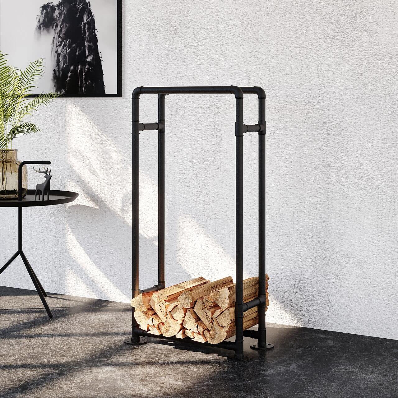 Firewood rack – Indoor firewood storage | pamo. – pamo. design