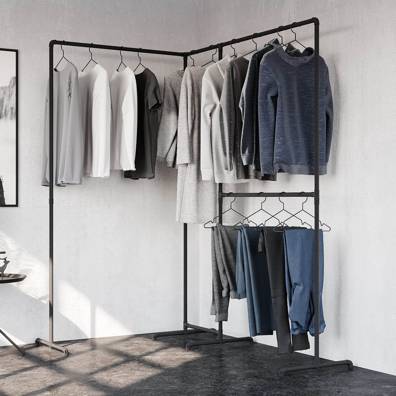 Metal Standing Hanger - Perfect Addition to Any Closet | pamo. – pamo ...